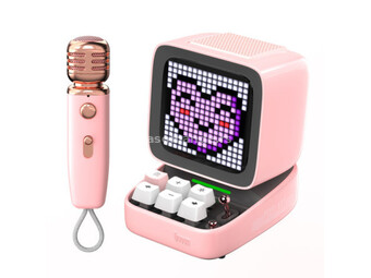 Divoom DitooMic zvučnik sa mikrofonom u pink boji ( 90100058201 )