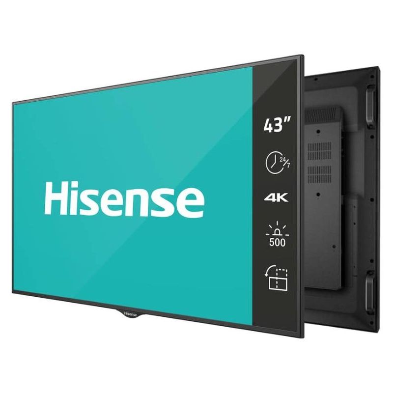 Hisense 43″ 43BM66AE 4K UHD Digital Signage Display – 24/7 Operation