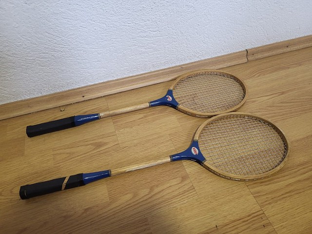 Stari drveni ukrasni reketi WINNER za Badminton tenis