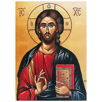 Magnet - Ikona Gospod Isus Hristos 9x6,5cm