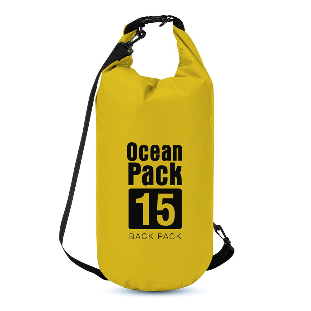 Vodootporna torba Dry Bag 15L zuta