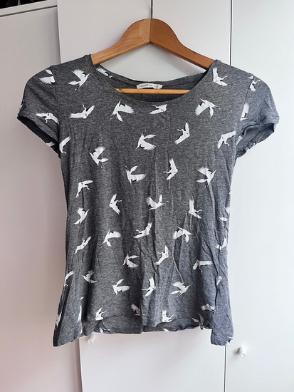 calliope siva majica sa pticama