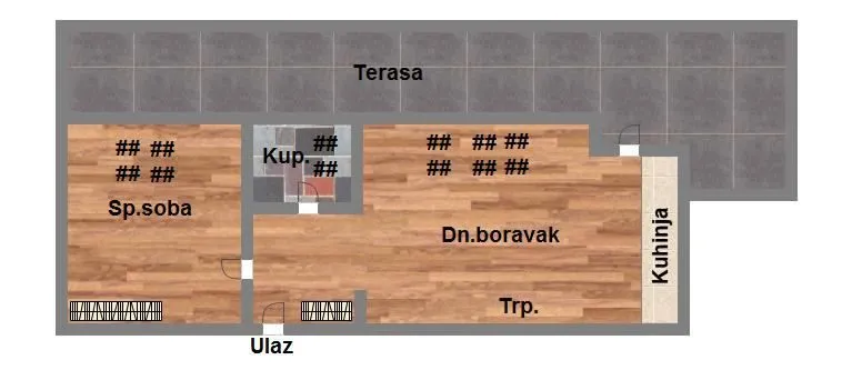 Prodaja, stan, 63m2, Podbara, Novi Sad, Novi Sad