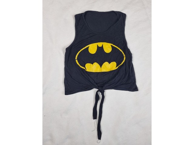 Batman crna crop majica sa originalnim printom