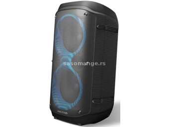 Microlab PT600 karaoke zvucnik 64W, Bluetooth, LED, 7,4V/2000mAh, TWS, Aux, USB, microSD, FM, Mic*2