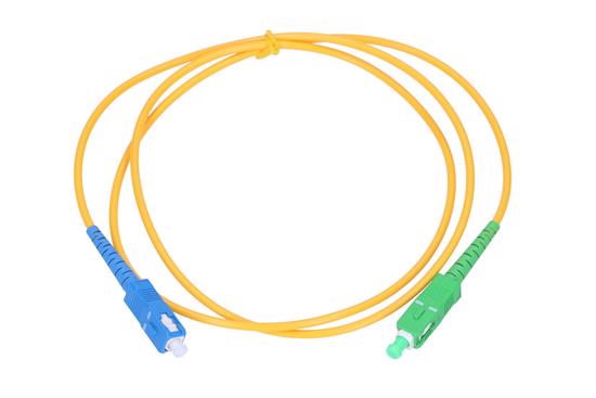 Extralink Patchcord SC/APC-SC/UPC SM G652D Simplex 3.0mm 5.0m