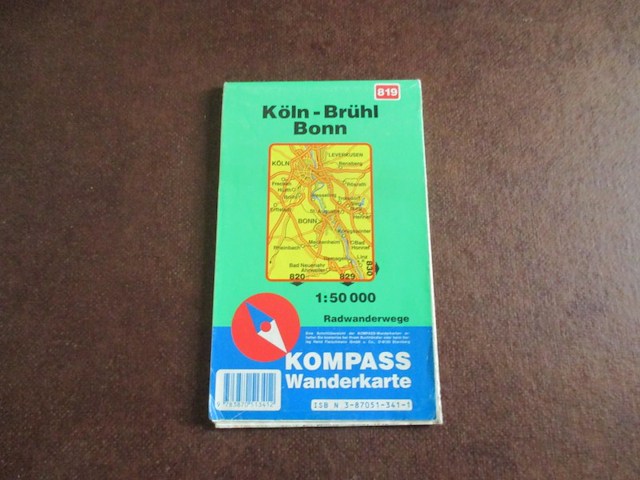 Auto karta Keln - Bril - Bon Nemačka