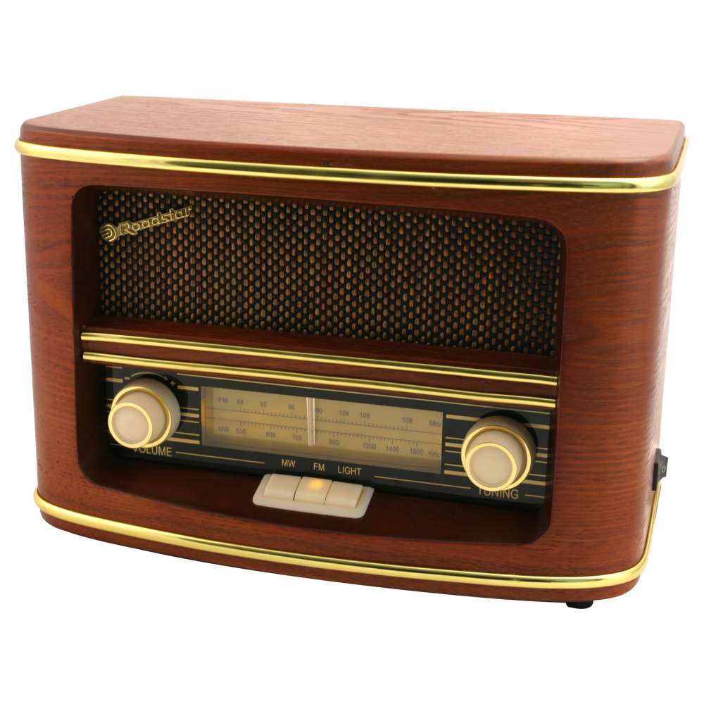 ROADSTAR RSHRA1500 – Retro radio sa drvenim kućištem
