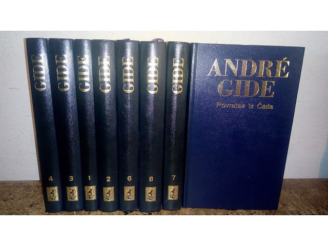 Andre Gide 1-8 /Komplet Odabrana dela Andre Žid