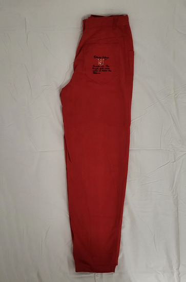 zenske crvene pantalone