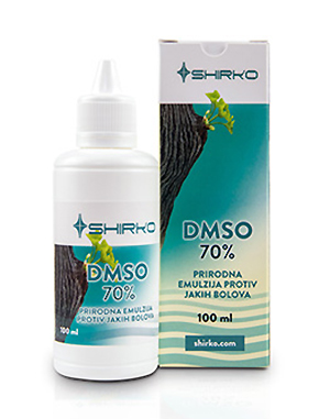 DMSO 70% prirodna emulzija protiv jakih bolova 100 ml Shirko