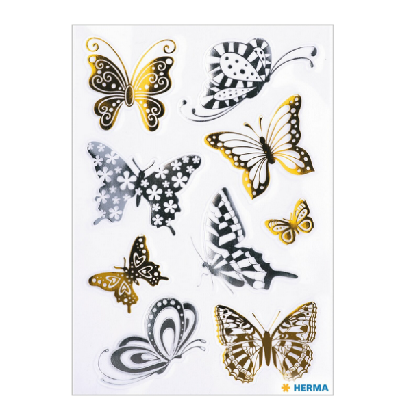 CREATIV craft stikeri H-15561 Butterflies