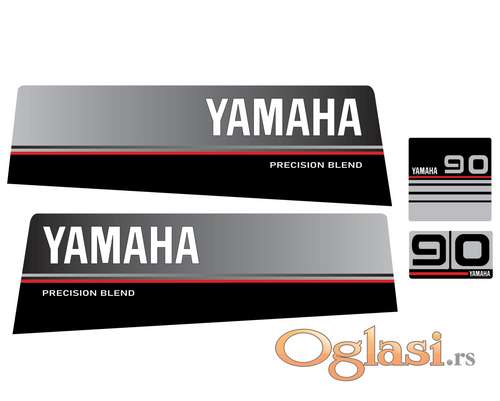 Yamaha 90 nalepnice za pentu vanbrodski motor