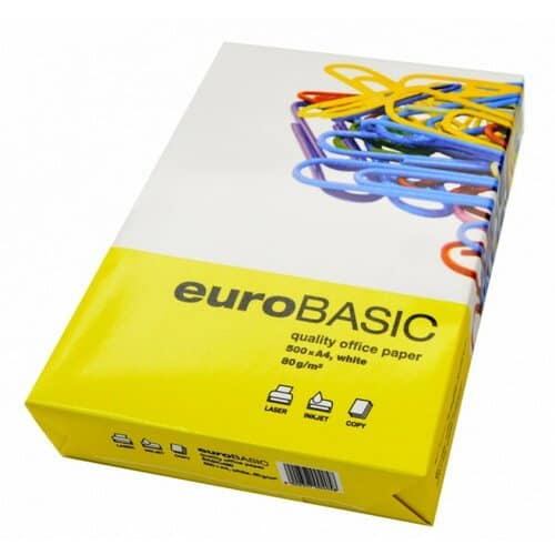 Fotokopir papir euroBASIC A4 80g C klasa