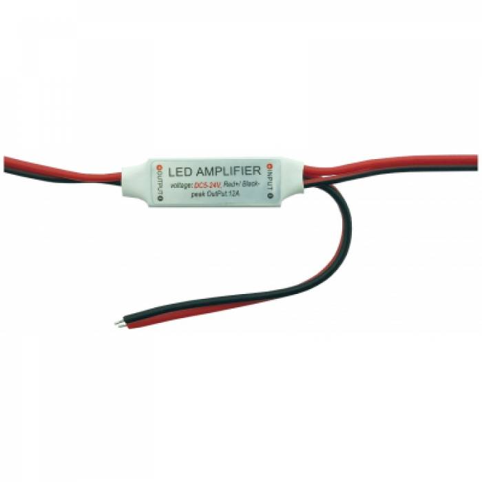 Mini pojacivac signala za LED traku 12V 144W jednobojnu