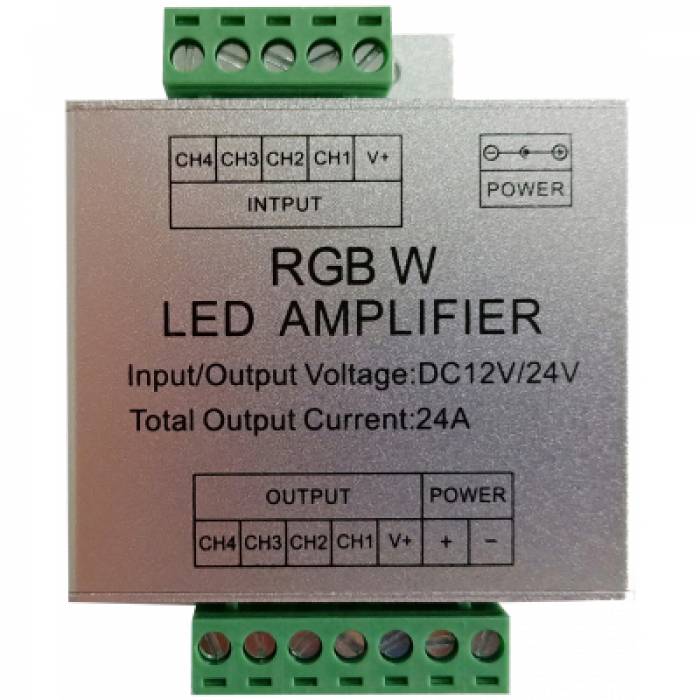 Pojacivac signala za LED traku 12V 288W RGB+W