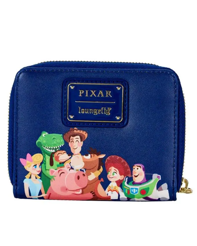 LOUNGEFLY Novčanik za devojčice Pixar Moment Toy Story Woody Bo Peep tamnoplavi