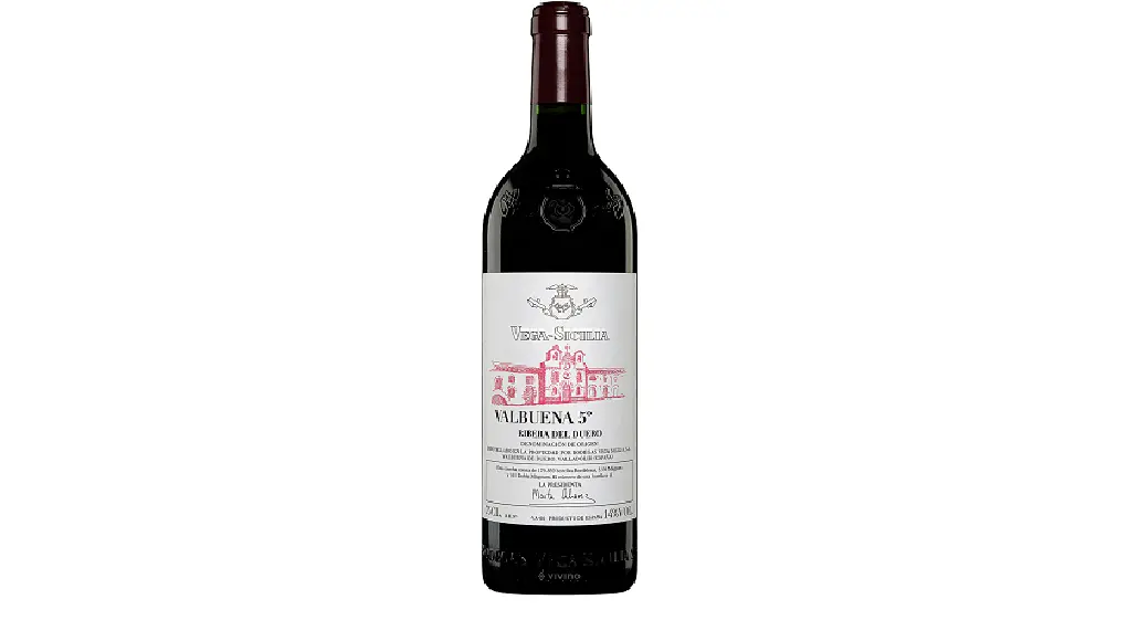 VEGA SICILIA Valbuena No 5. crveno vino 0.75l