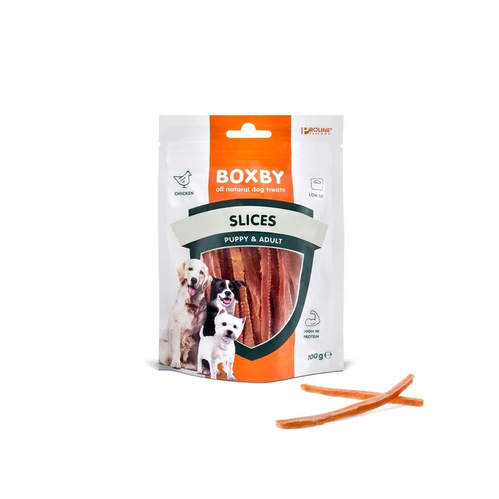 Boxby Slices Puppy&Adult poslastica za pse 100g