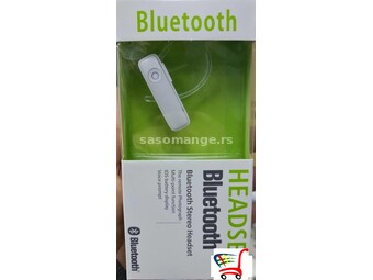 Blutut stereo slušalice - Bluetooth stereo headset - bele - Blutut stereo slušalice - Bluetooth s...