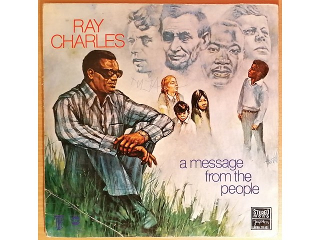 LP RAY CHARLES - A Message From The People (1973) VG-