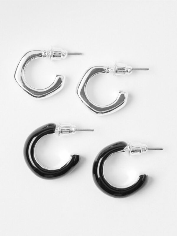 Minđuše – 2-pack hoop earrings