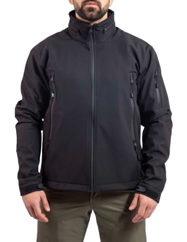 Vav Wear Tactical i Outdoor softshell jakna crna i zelena SHELLHT04
