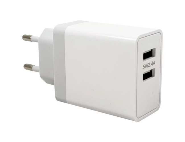 Gembird (NPA-AC26) kućni punjač za telefone+kabl USB (muški) na microUSB (muški) 1m beli