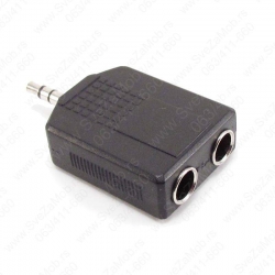 Adapter 3.5mm na 2x 6.35mm
