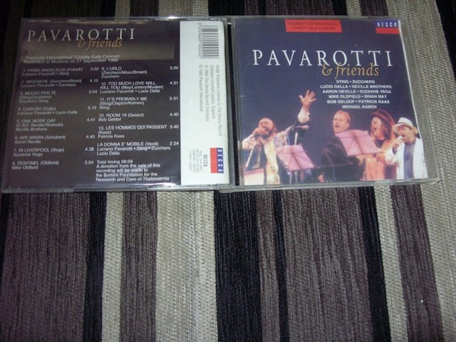Pavarotti &; Friends CD Decca Bulgaria 1992.