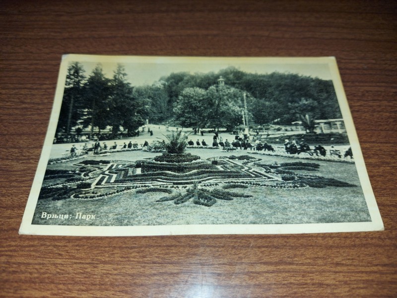 Stara razglednica – Vrnjci park 1937