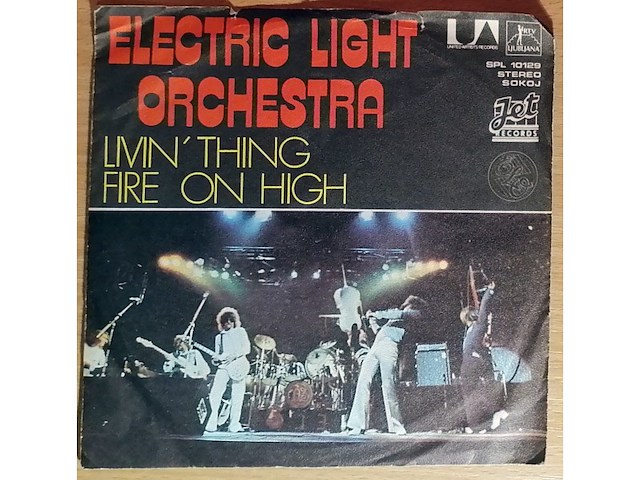 SP ELO - Livin` Thing / Fire On High (1977) 1.pres, VG+