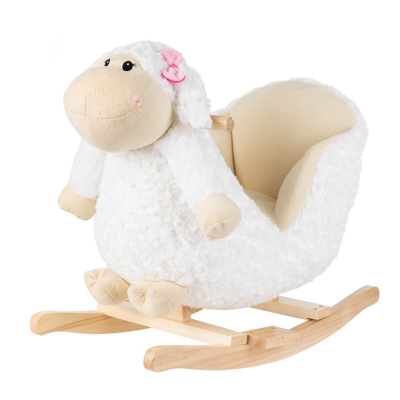 Kikka Boo plišana igračka sa klackalicom i sedištem Sheep