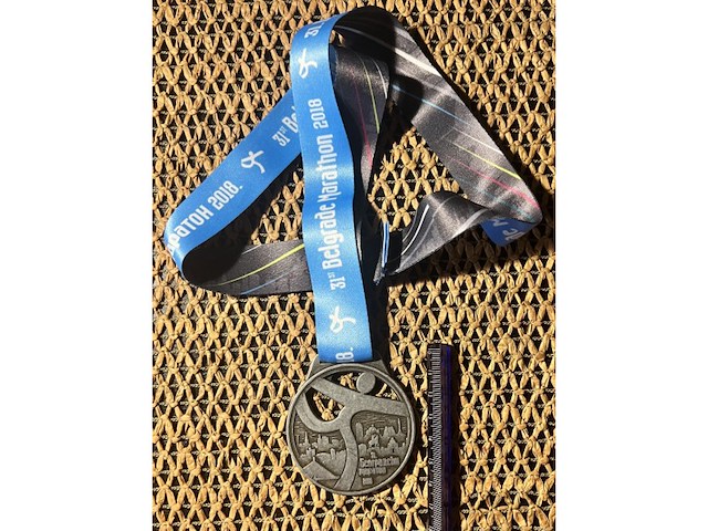 Beogradski maraton 2018.g. medalja sport