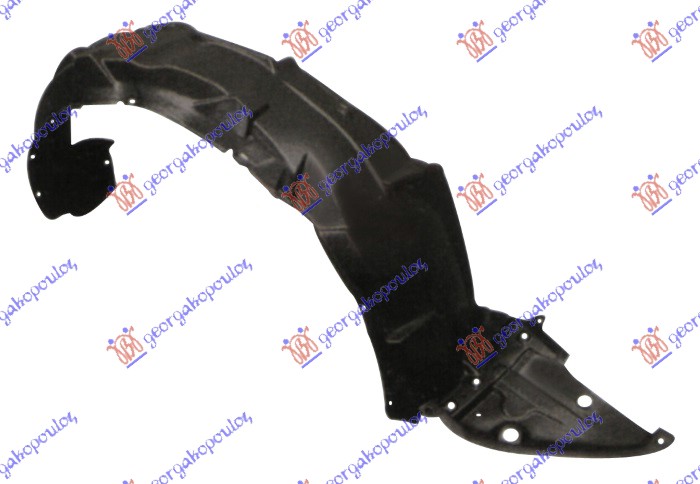 POTKRILO PLASTICNO (HIBRID) Desna str. TOYOTA AURIS (2010-2012) (OEM: 53875-02350, 5387502350)