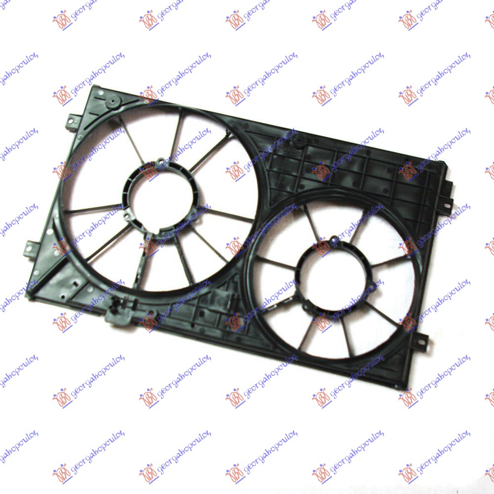 NOSAC VENTILATOR DUPLI BENZINZ / DIZEL (HLADNJAK 45CM) VW JETTA (2014-) (OEM: 1K0121205AD)