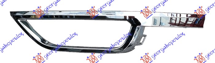 OKVIR RESETKE ZADNJEG BRANIKA HROM Desna str. VW T-ROC (2017-) (OEM: 2GA807834A2ZZ, 2GD807834)