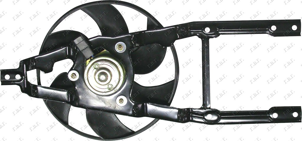 VENTILATOR KOMPLET +A/C FIAT CINQUECENTO (1993-1998) (OEM: 7666004, 46534674)