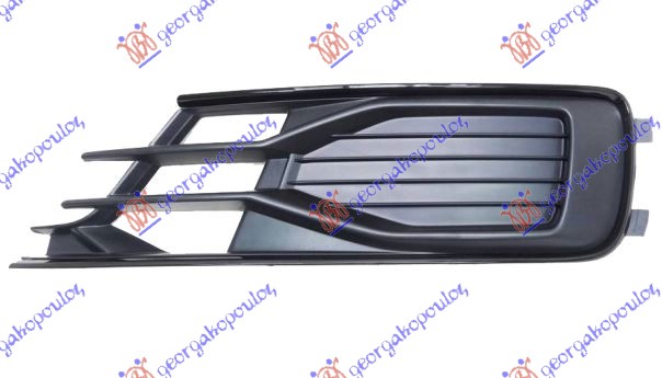 RESETKA PREDNJEG BRANIKA (CRNA EXCLUSIVE) Leva str. AUDI A6 (2014-2018) (OEM: 4G0807647BMT)