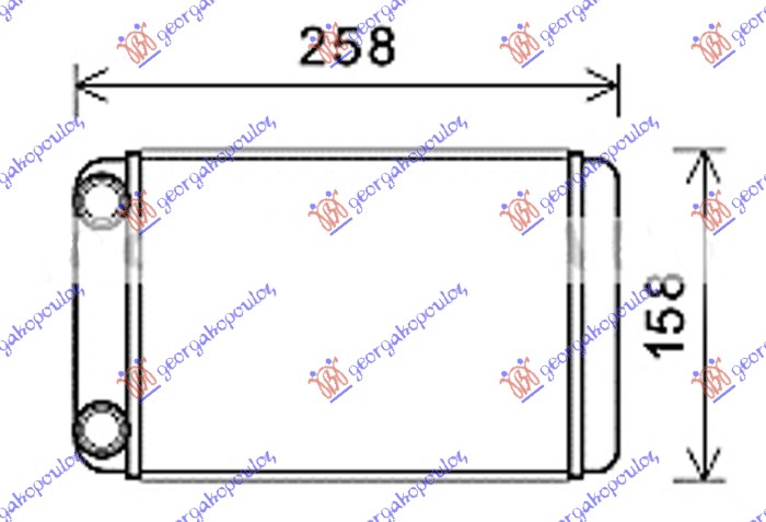 GREJAC KABINE (BR) (20 5x 155×32) OPEL ZAFIRA TOURER (2011-2016) (OEM: 1618297, 9117283, 13287939)