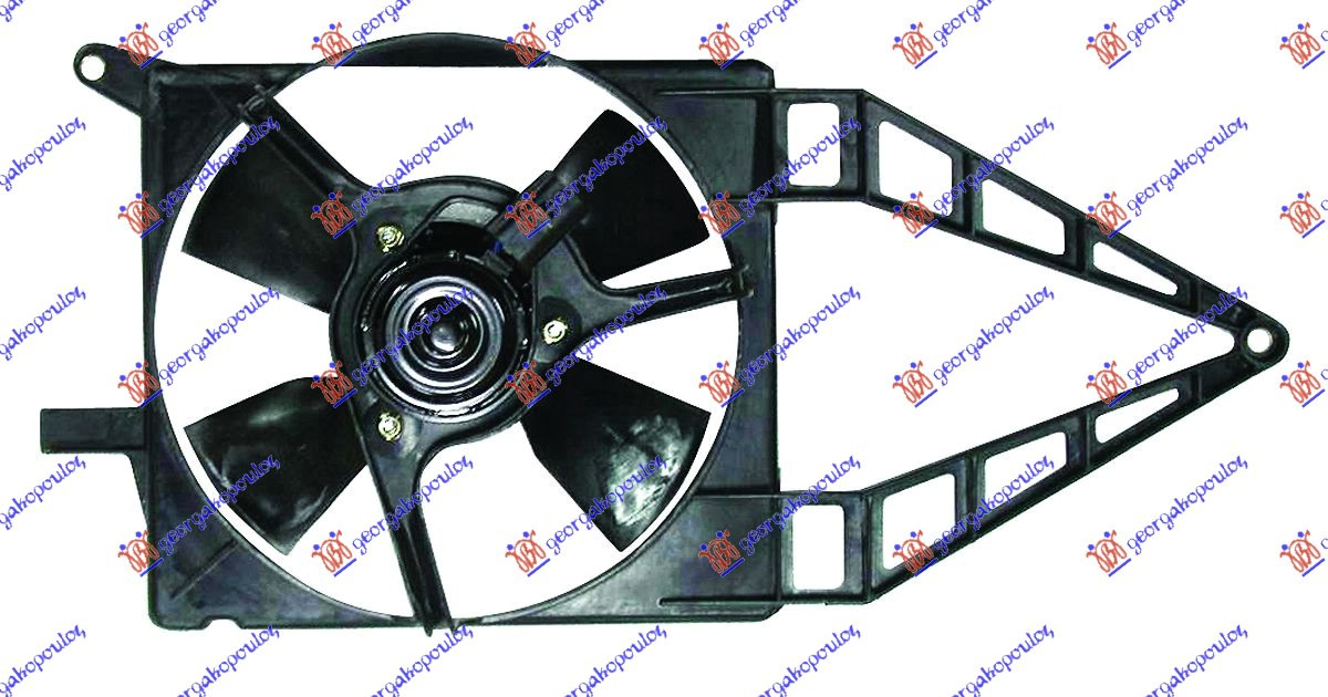 VENTILATOR KOMPLET 1.0 – 1.2 – 1.4 8V – AC BEN OPEL CORSA B (1993-1995) (OEM: 1341244)