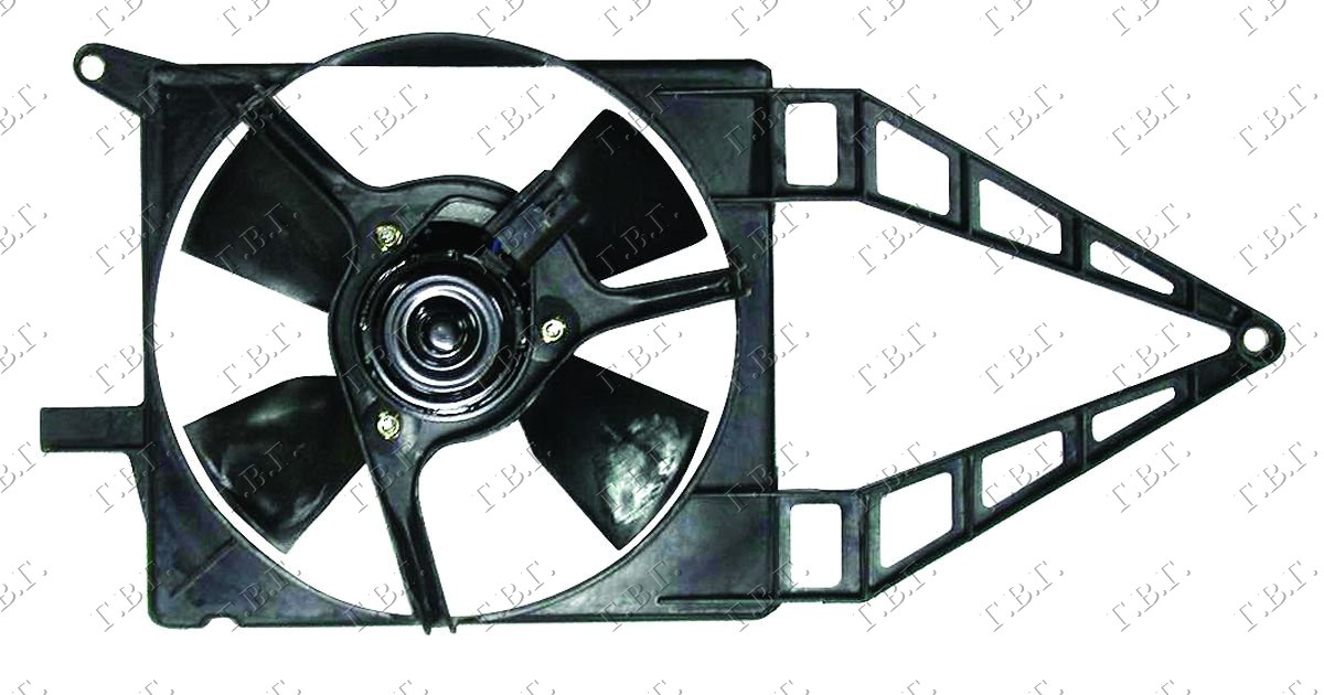 VENTILATOR KOMPLET 1.0 – 1.2 – 1.4 8V – AC BEN OPEL TIGRA (1995-2004) (OEM: 1341244)