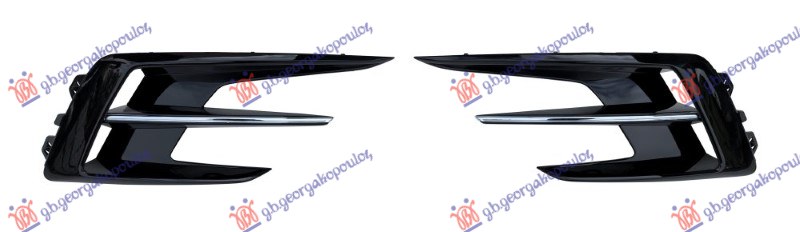 RESETKA PREDNJEG BRANIKA (BEZ MAGL) SET RENAULT MEGANE H/B-SW (2019-) (OEM: 261522050R)