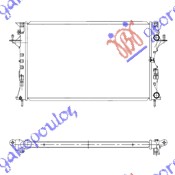 HLADNJAK MOTORA 2.0i16V TUR-1.9-2.2DCi -07(69×42 RENAULT ESPACE (2003-2012) (OEM: 8200008765)