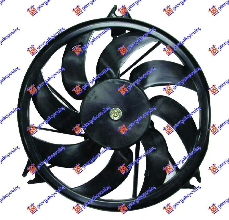 VENTILATOR +A/C OVAL OSIGU.(BEN-DIZ) PEUGEOT 206 (1998-2009) (OEM: 125391)