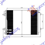 HLADNJAK KLIME 2.0-3.2TFSI BENZ.(57.5×46 VW PASSAT (2005-2011) (OEM: 3C0820411B, 3C0820411D, 3C0820411F)