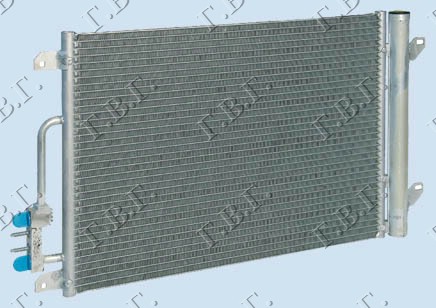 HLADNJAK KLIME BENZIN-DIZEL (50.5×35.4×16) LANCIA LYBRA (1999-2005) (OEM: 51708843)