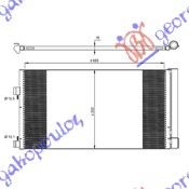 HLADNJAK KLIME BENZIN -DIZEL (69×35.5x 16) RENAULT LAGUNA COUPE (2008-2015) (OEM: 92110-0002R, 921100002R)