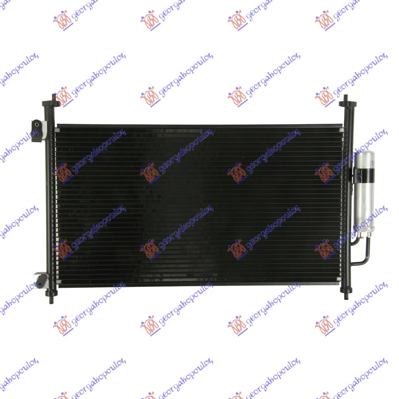 HLADNJAK KLIME BENZ/DIZEL (600x320x16) HONDA CIVIC H/B-L/B (2006-2012) (OEM: 80110-SMG-E01, 80110-SMG-E02, 80110SMGE01)