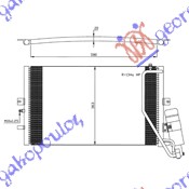 HLADNJAK KLIME BENZIN / DIZEL 0 1- (59×36.2×20) SAAB 9.5 (1998-2005) (OEM: 5046990, 12773283)